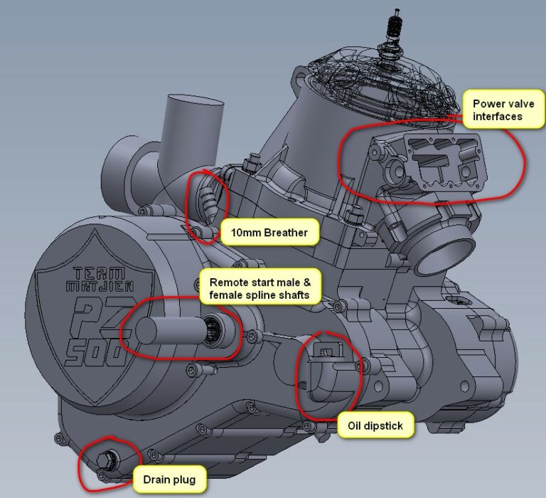 500cc two stroke engine | Bike Proudly manufactured in SA