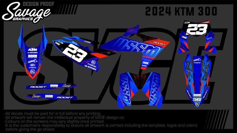 Small Business focus: Custom Decal Kits by Savage Graphics Lab - Dirt ...